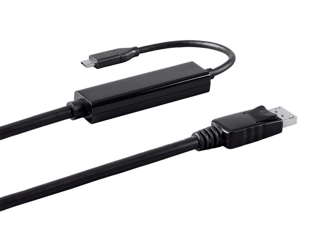 Monoprice USB 3.1 Type-C to DisplayPort Active Cable 4K@60Hz, 6ft