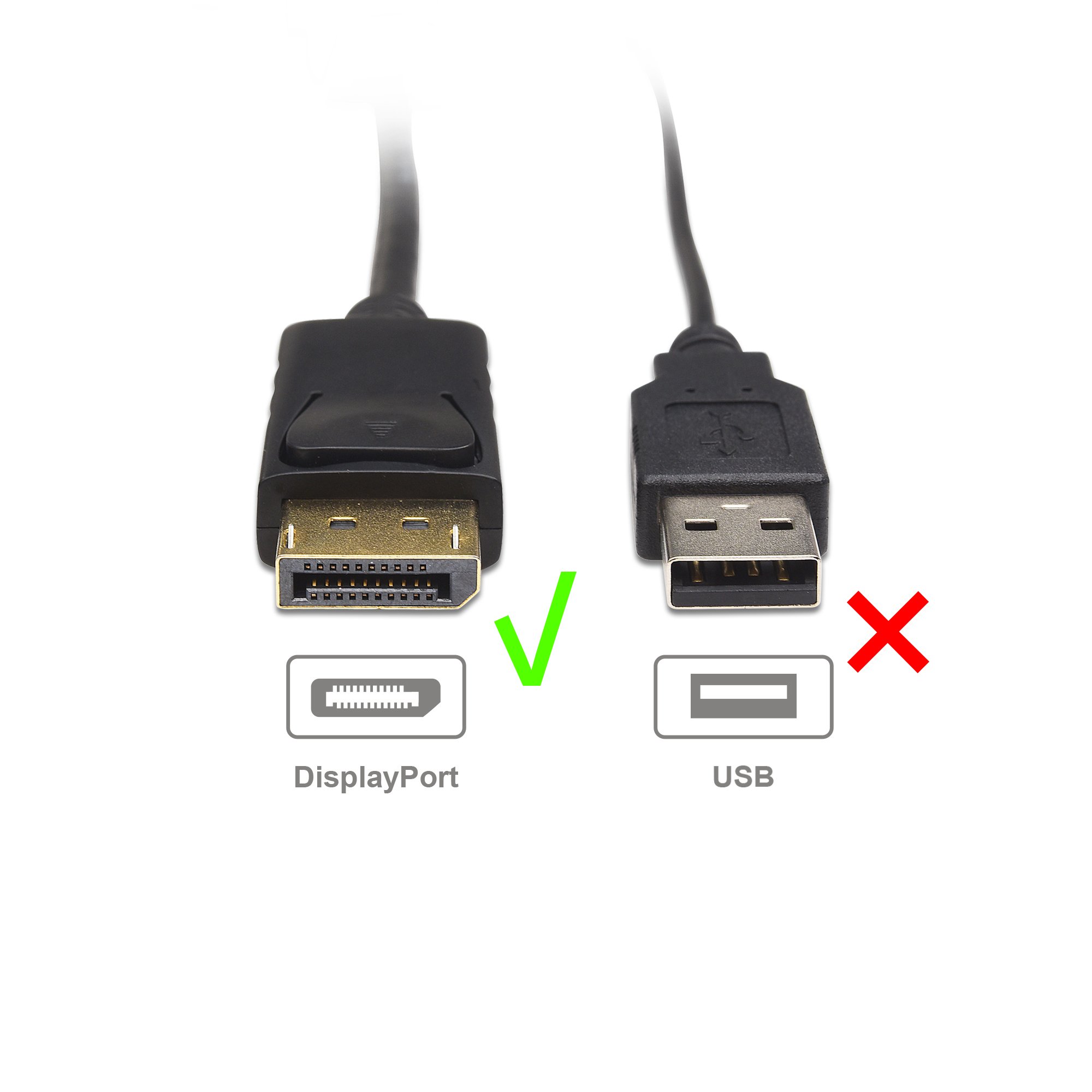Cable Matters DisplayPort to VGA Adapter (DP to VGA Adapter)