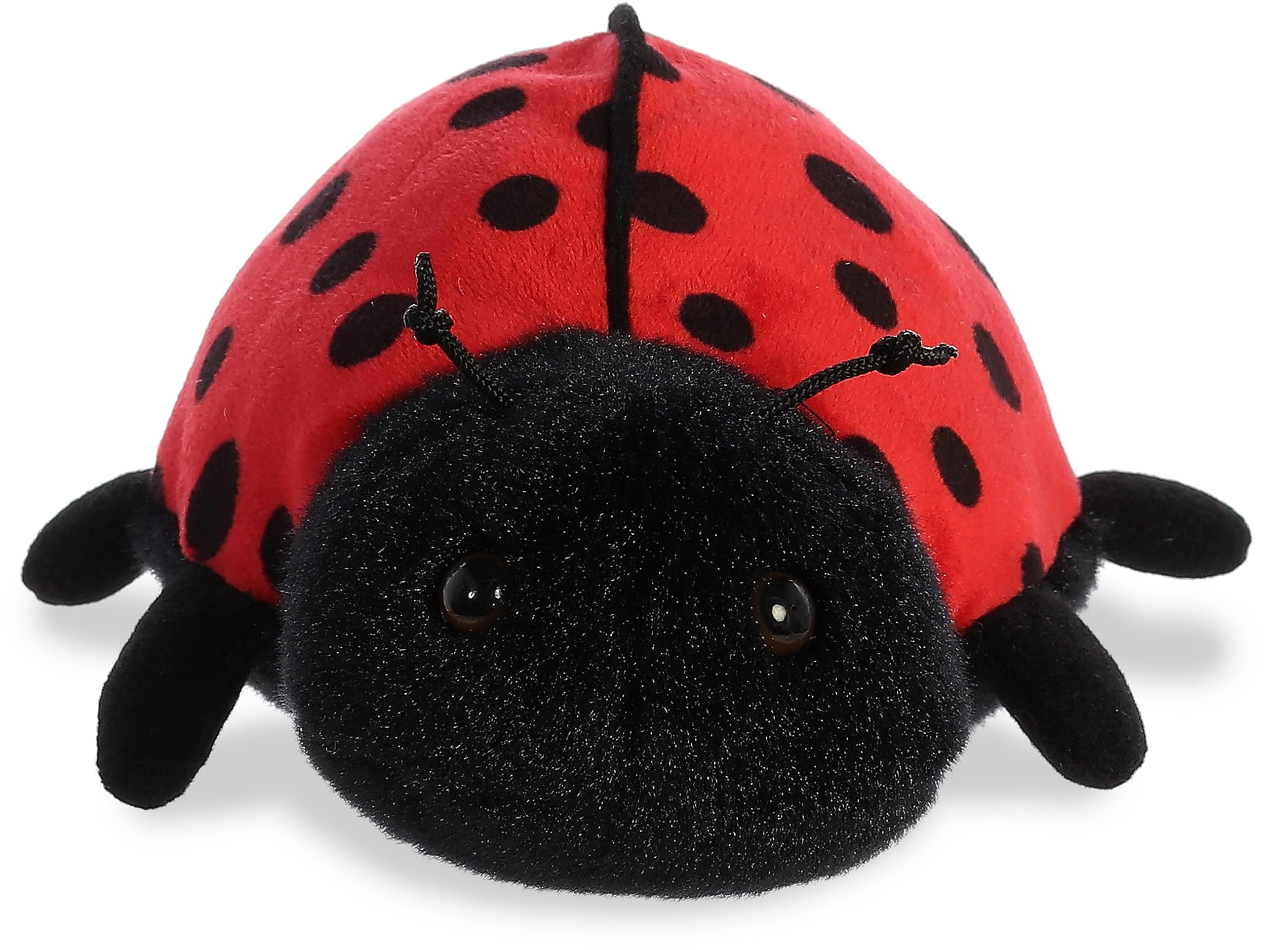 Aurora® Adorable Mini Flopsie™ Ladybug-Ladybird™ Stuffed Animal - Playful Ease - Timeless Companions - Red 8 Inches