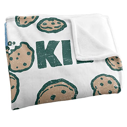Sesame Street Cookie Crumble Silky Touch Super Soft Throw Blanket 36" x 58"