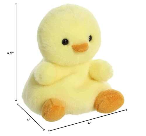 Aurora® Adorable Palm Pals™ Betsy Chick™ Stuffed Animal - Pocket-Sized Play - Collectable Fun - Yellow 5 Inches
