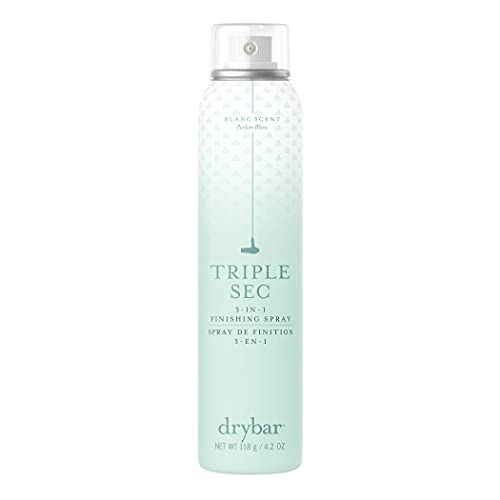 Drybar Triple Sec 3-in-1 Finishing Spray Blanc Scent - Full Size | Adds Texture, Amplifies and Refreshes Hair for Fuller Styles & Absorbs Light Oils, All Hair Types