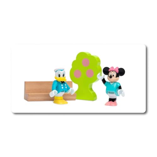BRIO 32277 Mickey Mouse Train Set - Wooden Railway Adventure | FSC-Certified Wood | Magnetic Couplings | Skill Development Toy | Ideal Gift for Kids