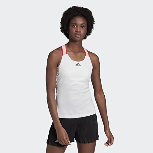 adidas womens Tennis Y-Tank HEAT.RDY White Large