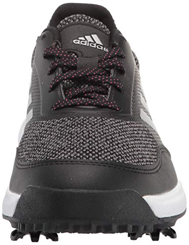 adidas womens W Tech Response 2.0 Golf Shoe, Black/Silver/Grey, 7.5 US