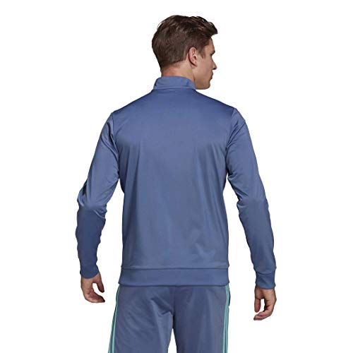 adidas,mens,Essentials 3-Stripes Tricot Track Jacket,Crew Blue,XX-Large/Tall