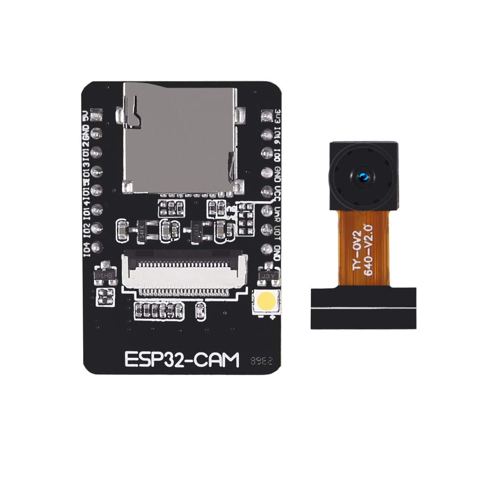 ACEIRMC 2pcs ESP32-CAM WiFi Bluetooth Camera Module Development Board ESP32 with Camera Module OV2640 2MP for Arduino (2pcs)