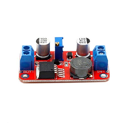 ACEIRMC 3pcs XL6019 5A High Power Current DC to DC Step-up 5V 6V 12V 24V 3-35V to 5-40V XL6019 Converter Adjustable Voltage Regulator Power Modules Boost Module Booster (3pcs)