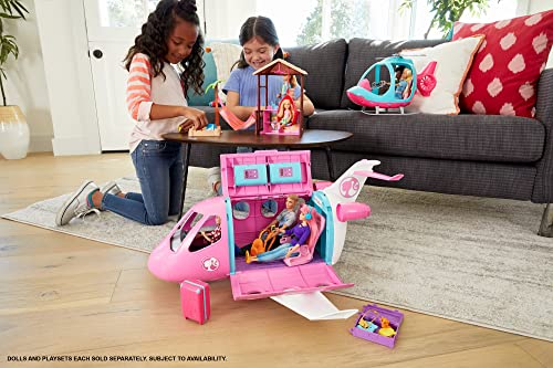 Barbie Airplane Playset, Dreamplane with 15+ Accessories Including Puppy, Snack Cart, Reclining Seats and More (Amazon Exclusive)