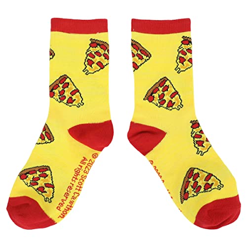 Bioworld Five Nights At Freddy's Pizza Party Youth 3-Pair Crew Socks