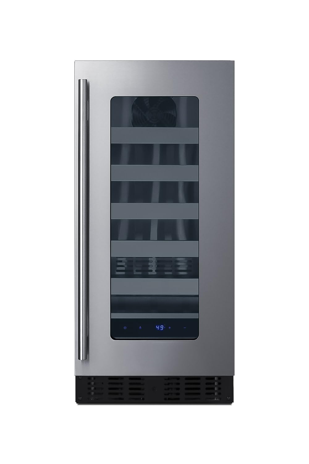 Summit ASDW1522 Summit ASDW1522 15 Inch Wide 18 Bottle Capacity Built-In Wine Cooler with Front Door Lock