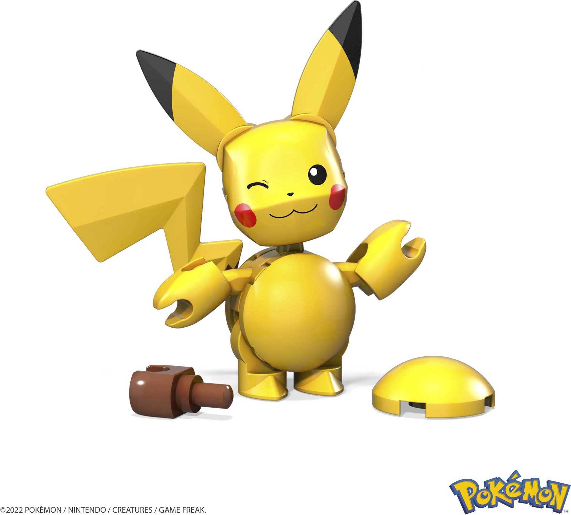 Mega Construx Pokemon Pikachu Construction Set, Building Toys for Kids [Amazon Exclusive] 16 Pieces
