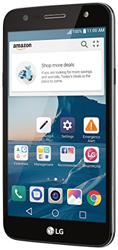 LG X charge - 16 GB β Unlocked (AT&T/Sprint/T-Mobile) - Titanium - Prime Exclusive - with Lockscreen Offers & Ads