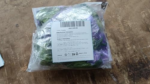 Floweroyal 2 Pack Artificial Flower Garlands 15.8FT Fake Rose Vines Silk Flowers Hanging Rose Ivy for Wedding Arch Party Home Garden Wall Decor (Purple)