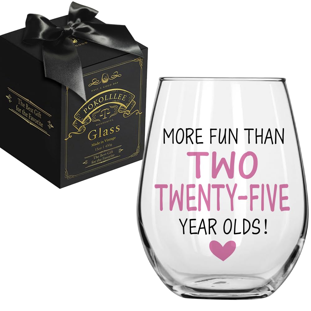 Pokolllee Happy 50th Birthday Wine Glass 50th Birthday Gifts for Women, Funny 50 Birthday Gift for Mom Girlfriend Bestie Friends Wife Coworker, Turning 50th Birthday Gifts, 50 Years OLd Birthday Gift
