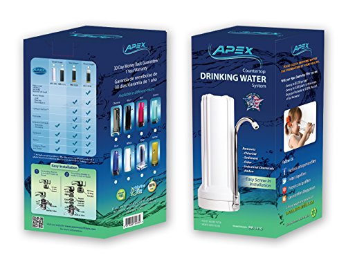 APEX MR-1020 Countertop Water Filter (Cobalt Blue)