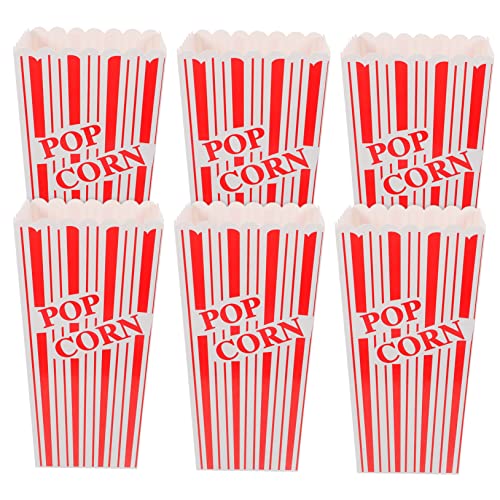 Disposable Popcorn Bags Popcorn Cups Disposable 30 Pcs Popcorn Popcorn Bucket Large Paper Carnival Popcorn Bags