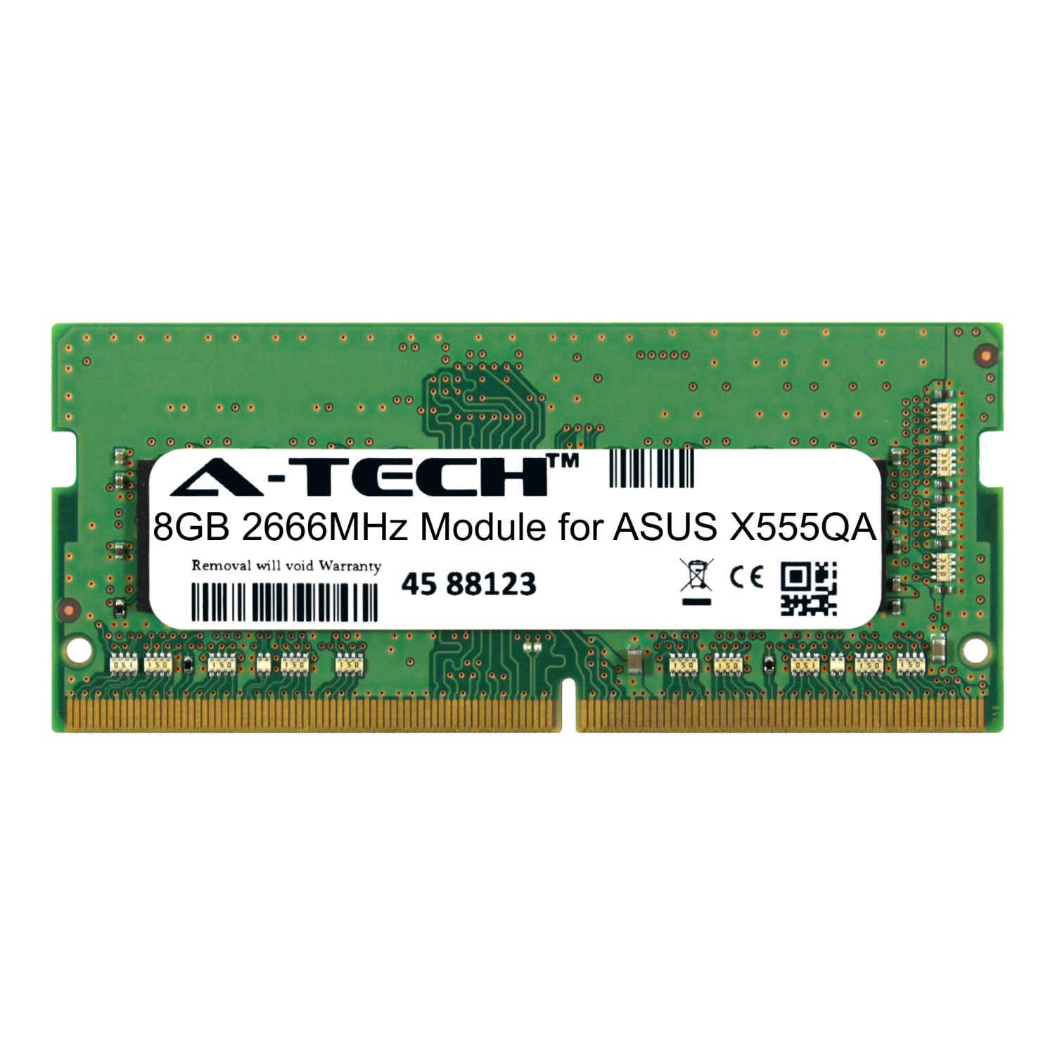 A-Tech 8GB Module for ASUS X555QA Laptop & Notebook Compatible DDR4 2666Mhz Memory Ram (ATMS394508A25978X1)