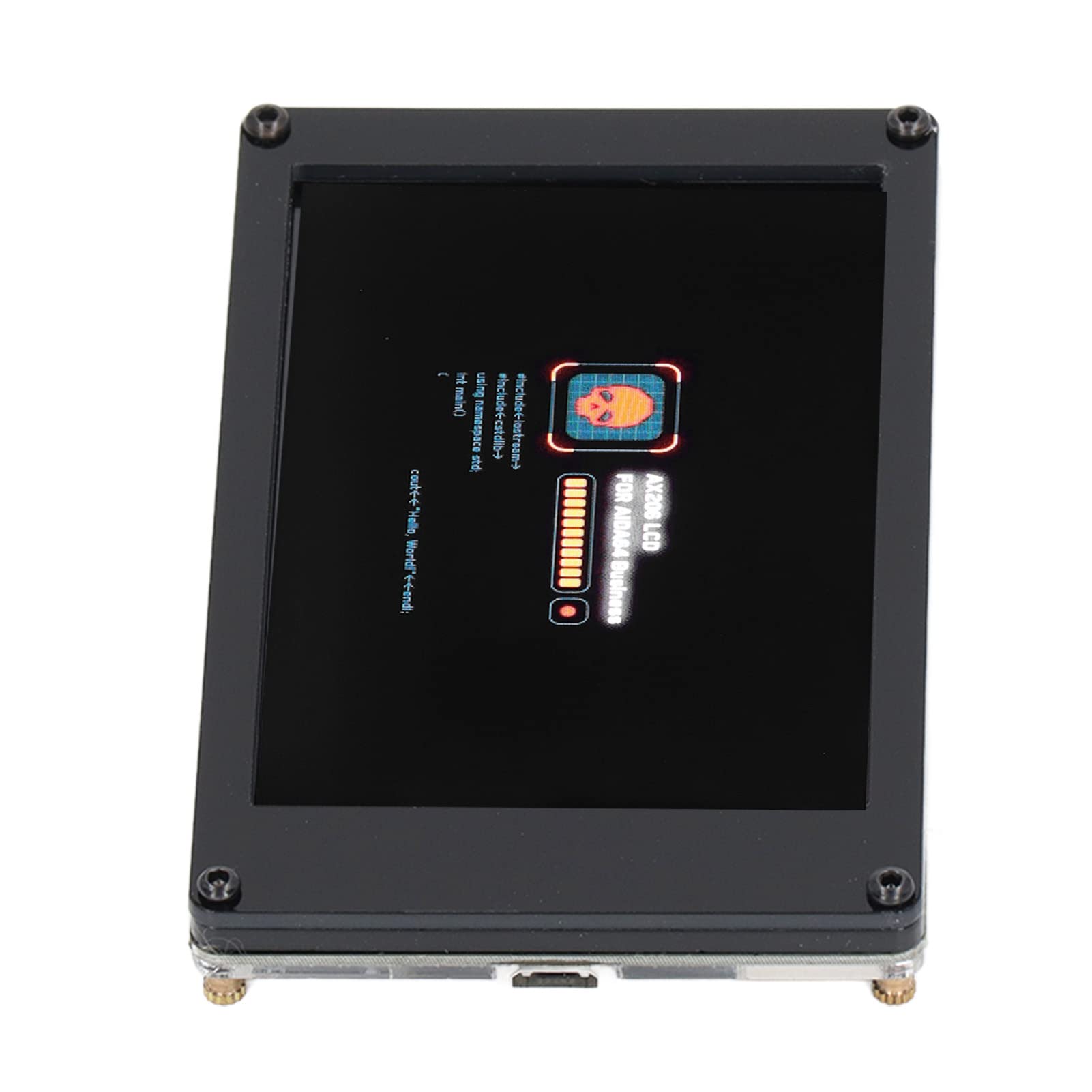 Acogedor 3.5 inch IPS Monitor Sub Screen LCD Display Screen, with Bracket and USB Power Cable, for USB and Raspberry Pi, No Extra Power Supply