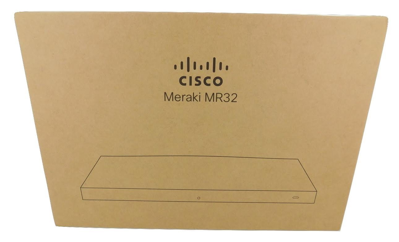 Cisco Meraki Indoor Access Point, MR32-HW (802.11ac, 2x2 MIMO Dual-band, 2.4GHz and 5GHz, AC, Bluetooth, POE)