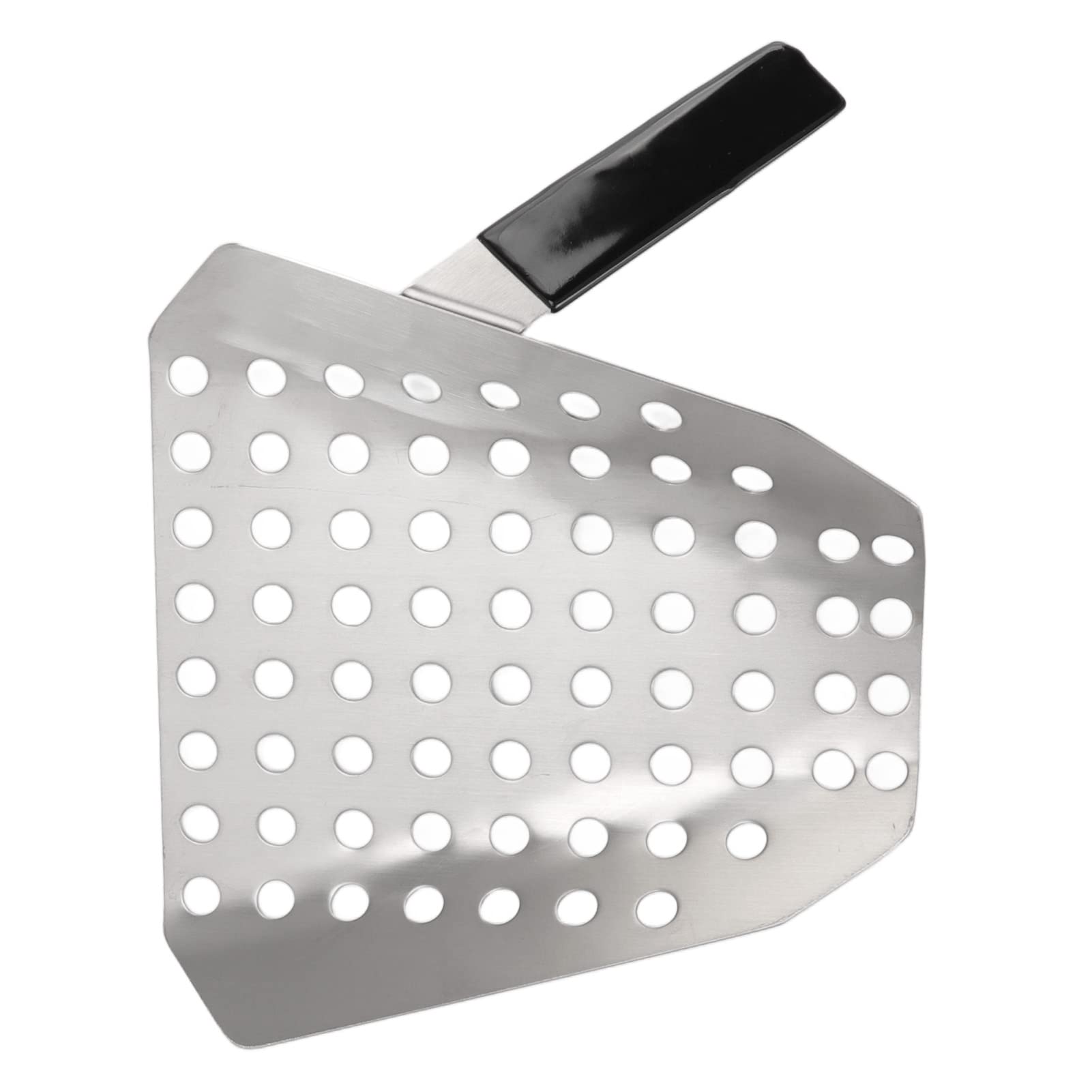 French Fries Scoop Laborsaving Stainless Steel Metal Popcorn Scoop with Holes for Cinema to Fill The Bucket