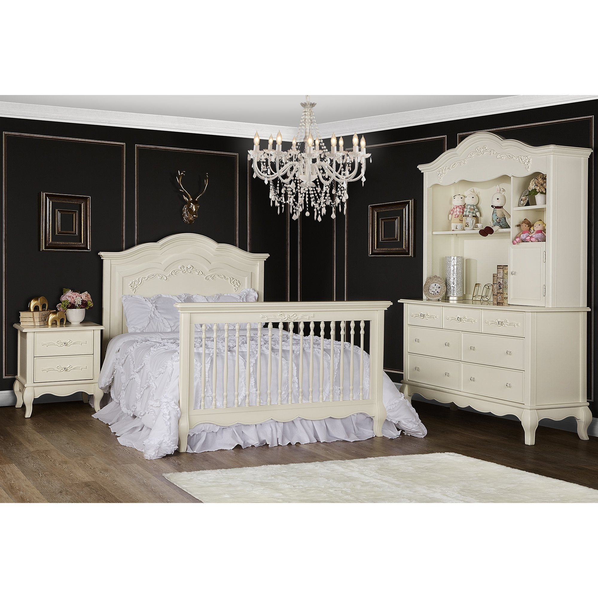 Evolur Aurora Bed Rail Akoya Grey Pearl