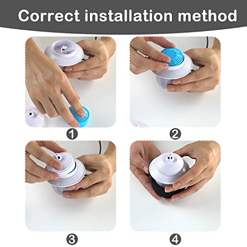 Cat Water Fountain Filter,Pet Water Fountain Filter Replacement Filter for Round 2.1l/67oz Stainless Steel Cat Fountain to Purify Water