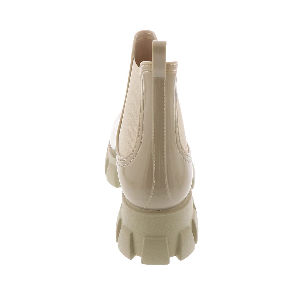 DV Dolce Vita Women's Splash Rain Boot, Ivory, 8