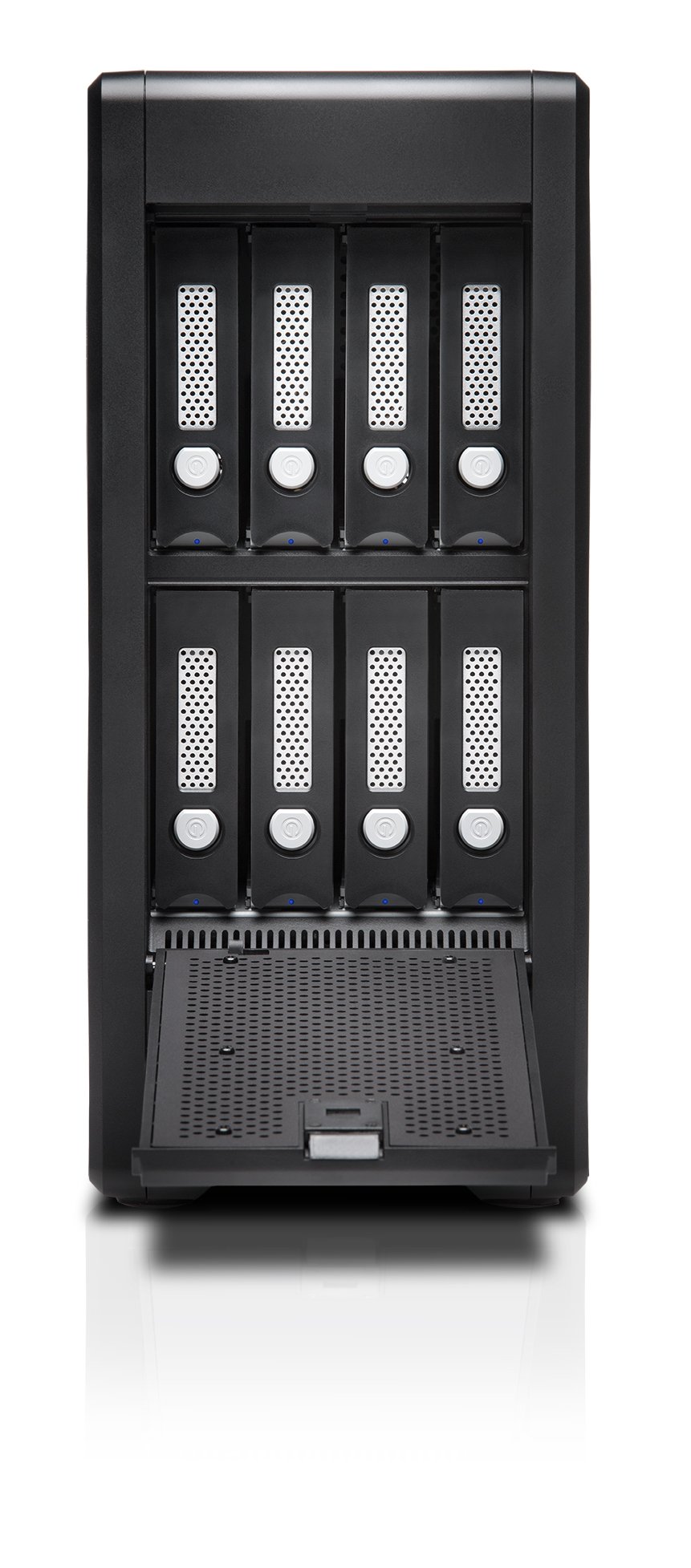 G-Technology 0G05864-1 80TB G-SPEED Shuttle XL Thunderbolt 3 with EV Series Bay Adapters – Transportable 8-Bay Raid Storage Solution