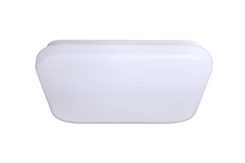 LIT-PaTH Square LED Flush Mount Ceiling Light Fixture, 12 Inch 22.5W, Dimmable, 1680 Lumen, ETL Qualified, 5000K-Daylight White