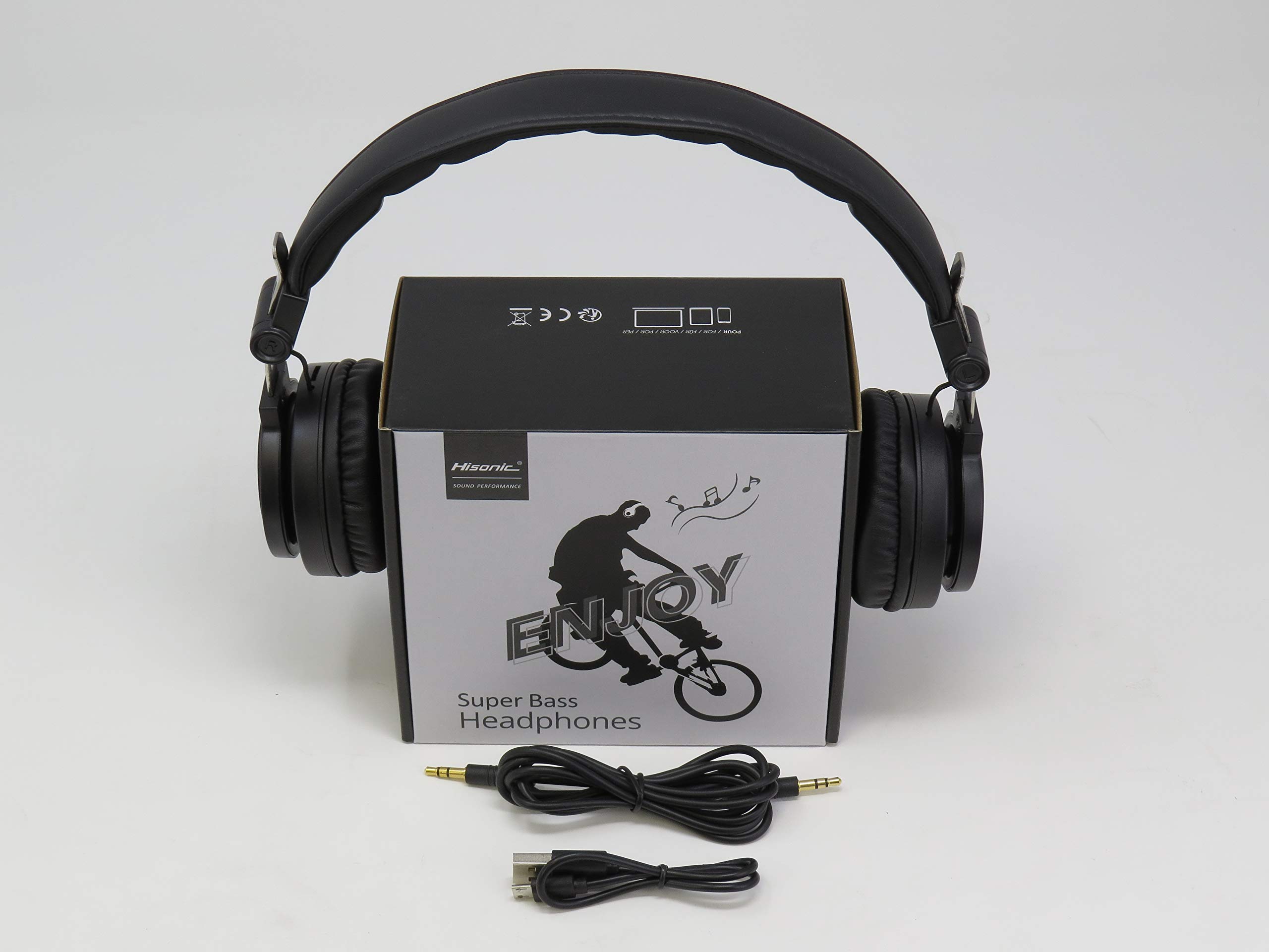 Hisonic HS1709 Open Back Wireless Stereo Bluetooth Noise Cancelling Headphones