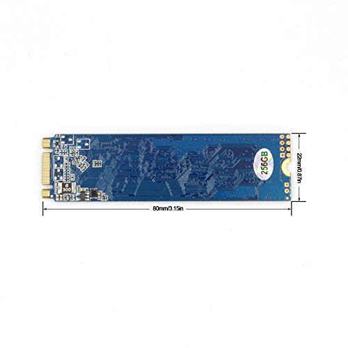Zheino M.2 SSD 2280 256GB NGFF SATA Internal 3D Nand Solid State Drive for Ultrabooks and Tablets