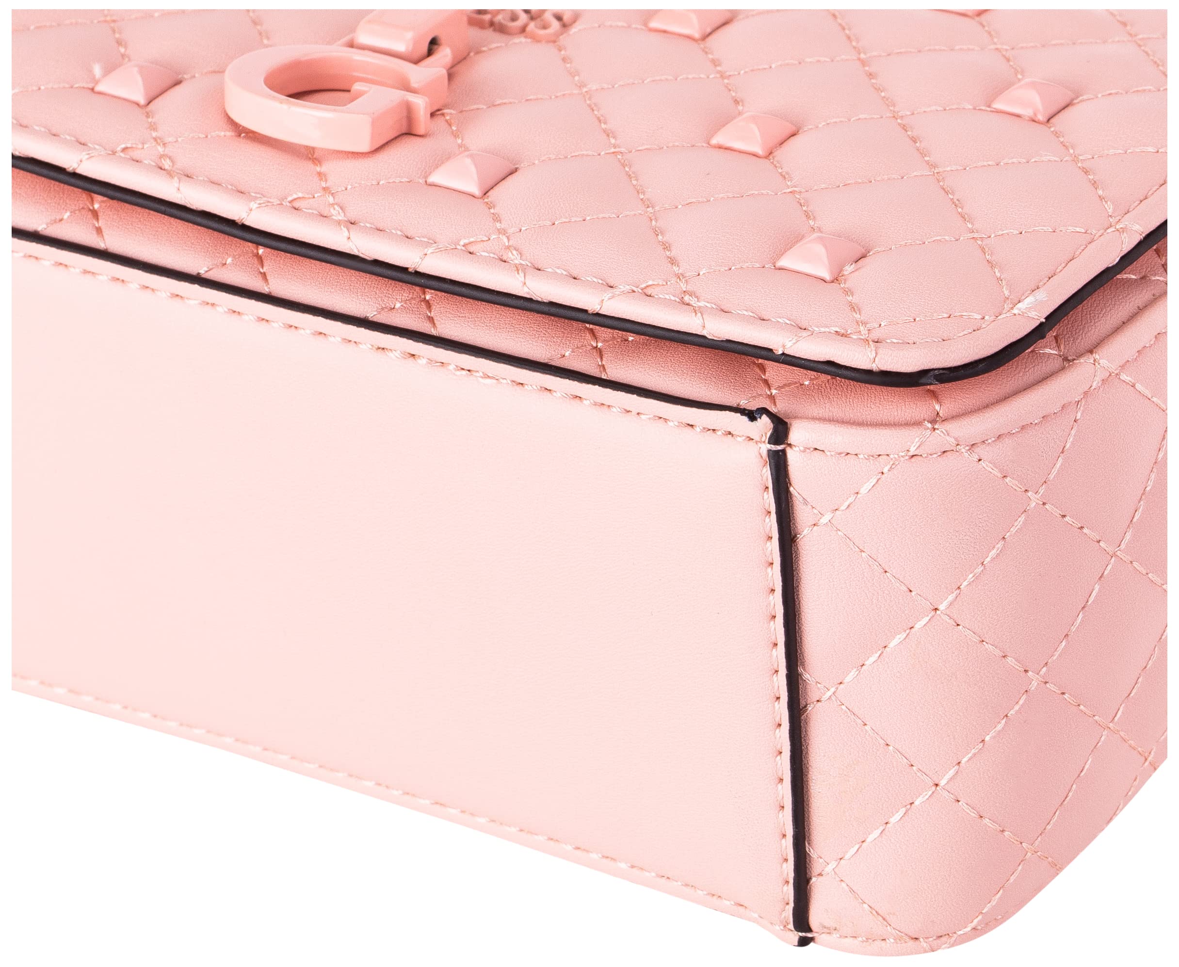 GUESS Rue Rose Mini Crossbody Flap Peach One Size