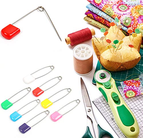 Newsfana Diaper Pins Stainless Steel Traditional Safety Pin (Asst) 100PCS