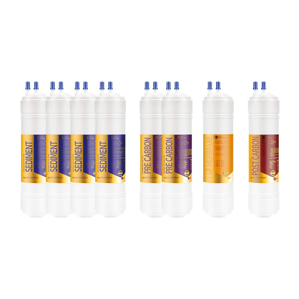 8EA Premium Replacement Water Filter 1 Year Set for Lotte : LFP-300P - 1 micron