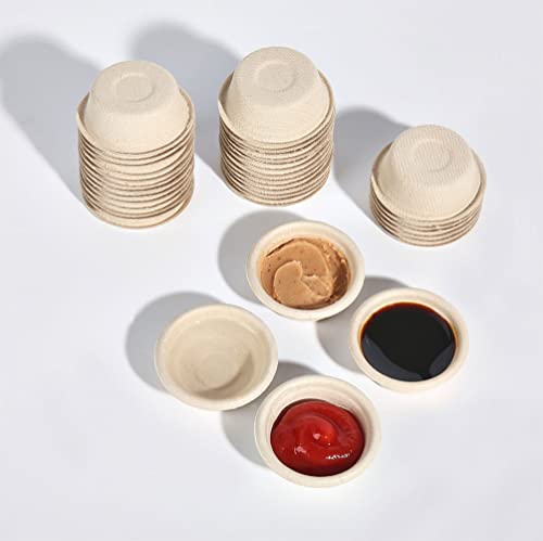 AURTPNUO 500Pack Gecko Food and Water Cups 0.5oz Small Paper Feeding Cups Reptile Feeder Bowls Ledge Accessories for Crested Gecko Lizards Spiders Reptiles (500Pack)
