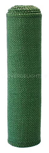 CleverDelights 9" Green Burlap Roll - Finished Edges - 5 Yards - Jute Burlap Fabric
