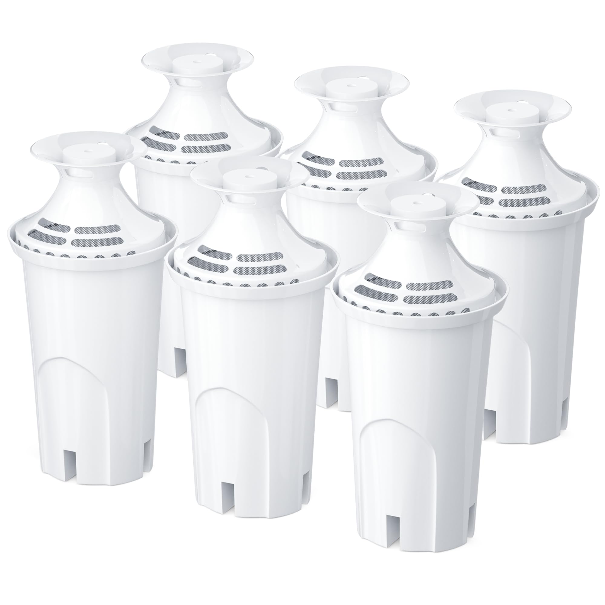 Water Filter Replacements Fit for Brita Pitchers and Dispensers Compatiable with Bri-ta Filter Replacement Fit for Bri-ta Water Pitcher Classic OB03, 35557 Ma-vea 107007, and More, 6 Count By BOGDA