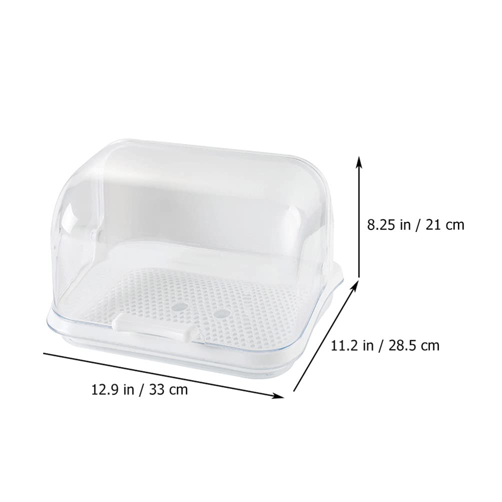 Baby Bottle Drying Rack with Anti- Cover Bottle Storage Box Organizer Portable Kitchen Cabinet Organizer Countertop Dryer for Tea Cup Coffee Mug Bowl