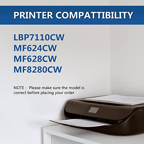 VicLabs Compatible 131 131H Toner Cartridge, Replacement for 131H 131 LBP7110CW MF624CW MF628CW MF8280CW Printer(Black,2-Pack)