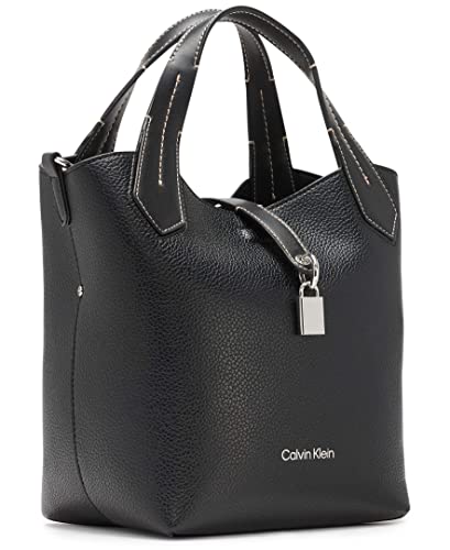Calvin Klein Remy Rocky Road Novelty Crossbody, Black/Silver
