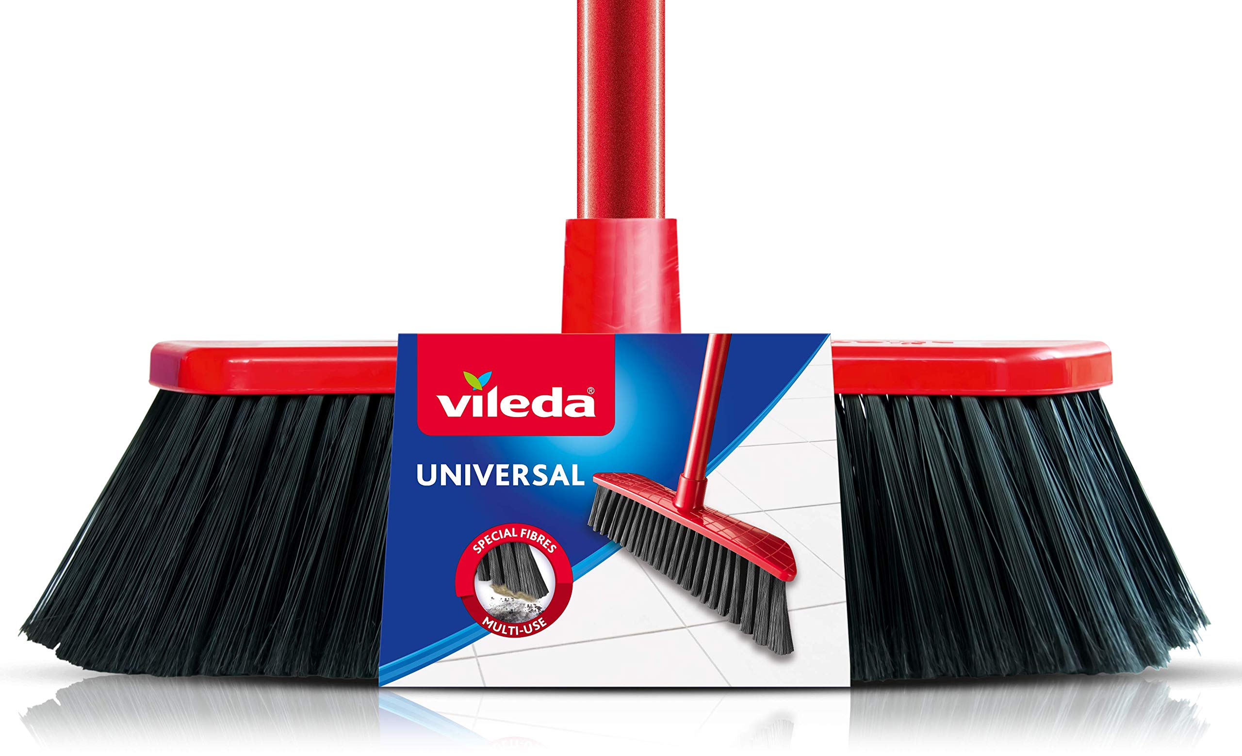 Vileda Universal Brush Replacement, Red and Black