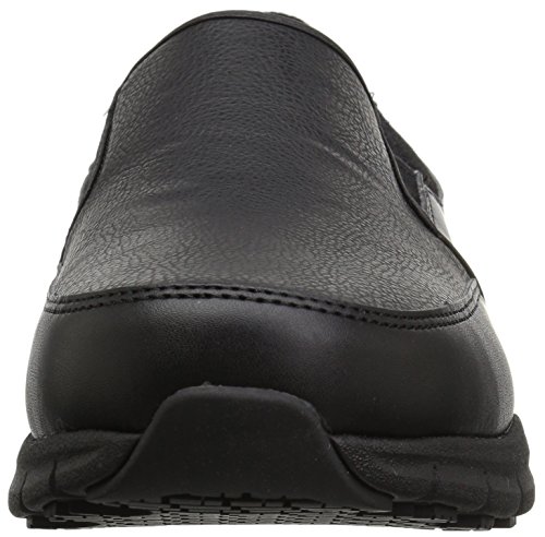 Skechers for Work Men's Nampa-Groton Food Service Shoe,black polyurethane,10.5 M US