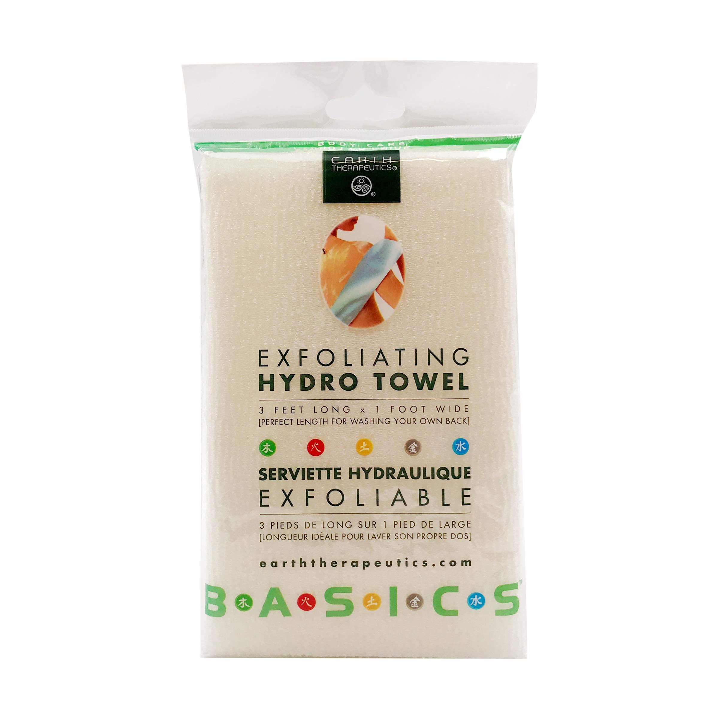 Earth Therapeutics Exfoliating Hydro Towel in Natural (1 Pack)