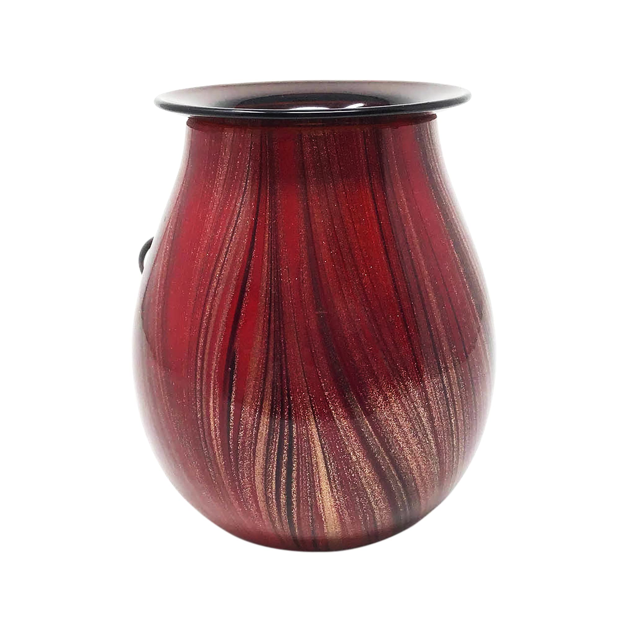 Better Homes & Gardens Common Scents Amour Glass Full Size 1-25W Light Bulb Wax Warmer, Multicolor