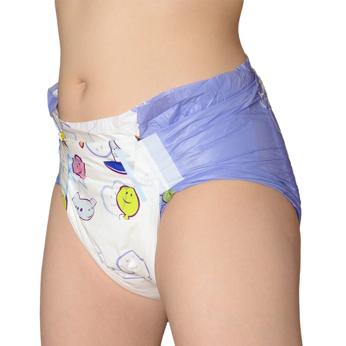 ABUniverse Cushies (Plastic Backed) Diapers (Pack of 10) (Medium)