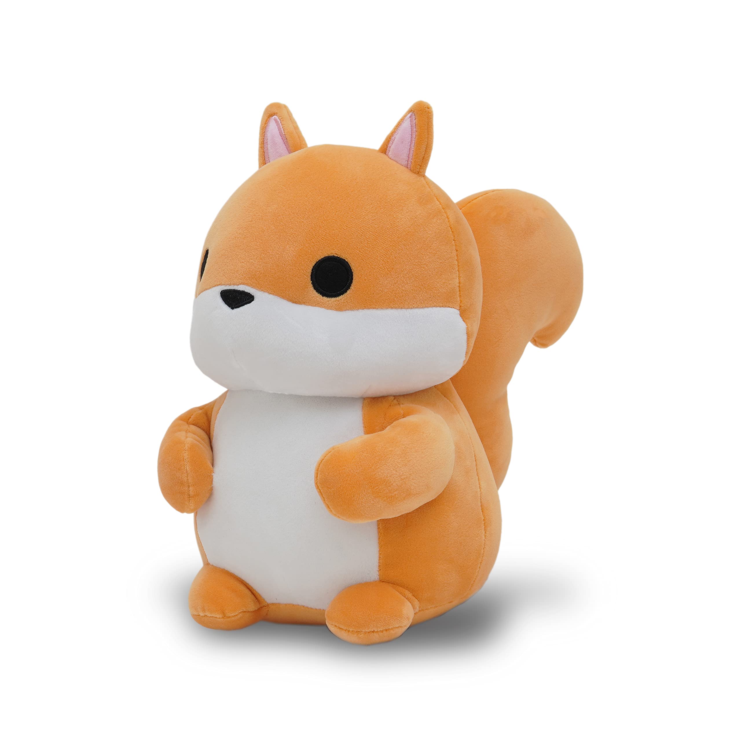 Avocatt Brown Squirrel Plush Toy - 10 Inches Plushie Stuffed Animal - Hug and Cuddle with Squishy Soft Fabric and Stuffing for Boys and Girls