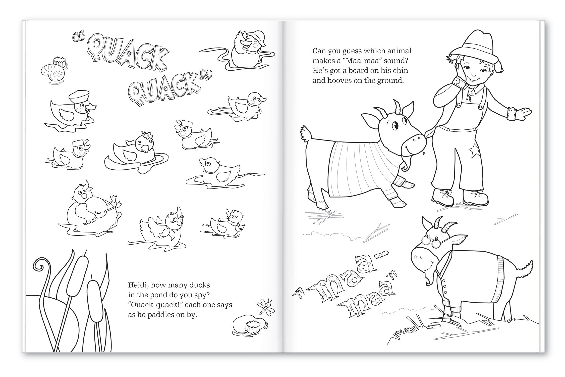 Personalized Coloring & Activity Book for Kids - I See Me! (Farm)