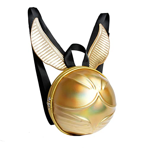 Harry Potter Golden Snitch-Sphere Backpack, Golden, Military Green, One Size, Sphere Backpack Golden Snitch