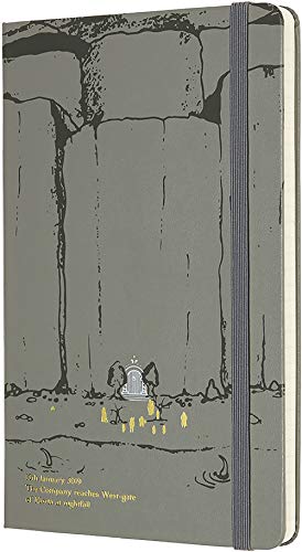 Moleskine Limited Edition Lord Of The Rings Notebook, Hard Cover, Large (5" x 8.25") Ruled/Lined, Black, 240 Pages